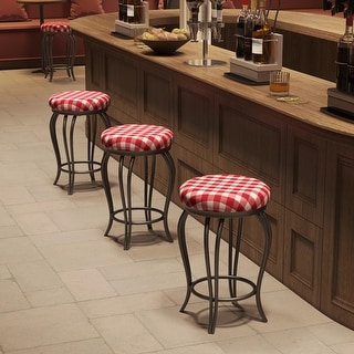 Bar Stools,Set of 2 Bar Chairs,25.5In Counter Bar Stools,Country Style ...
