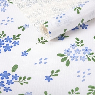 Printed foam kitchen shelf liner Blue 18x96 12×120In - Bed Bath ...