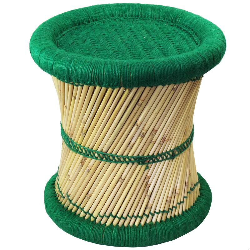 Natural Geo Moray Handwoven Jute Accent Stool (Set of 2) - Overstock ...