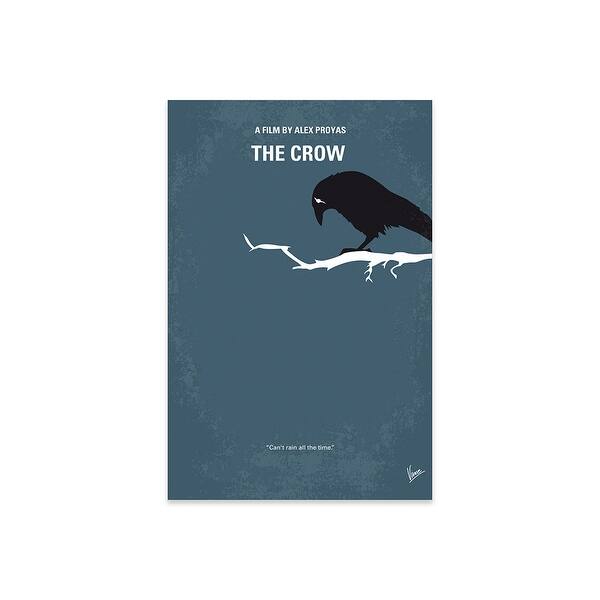 The Crow Minimal Movie Poster Print On Acrylic Glass by Chungkong - Bed ...