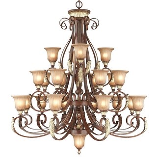 Livex Lighting Villa Verona 22 Light 3 Tier Chandelier - Bed Bath ...