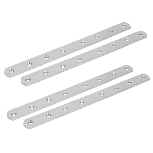4PCS 300mm x 25mm Stainless Steel Corner Brace Flat Mending Repair ...
