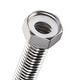 Corrugated Stainless Steel Water Line 3.9inch Long G1 Female Threaded ...