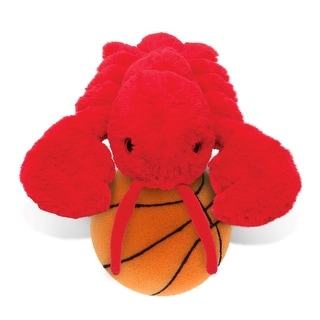 DolliBu Elegant Red Lobster Stuffed Animal with Basketball Plush - 13 ...