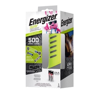 Energizer Pro Series 500 lm Gray/Green LED Flashlight AA Battery - Bed ...