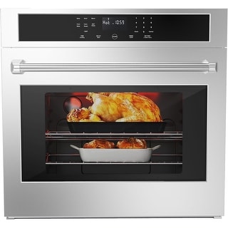 Single Wall Ovens Electric Built-in Convection Oven,LED Display - Bed ...