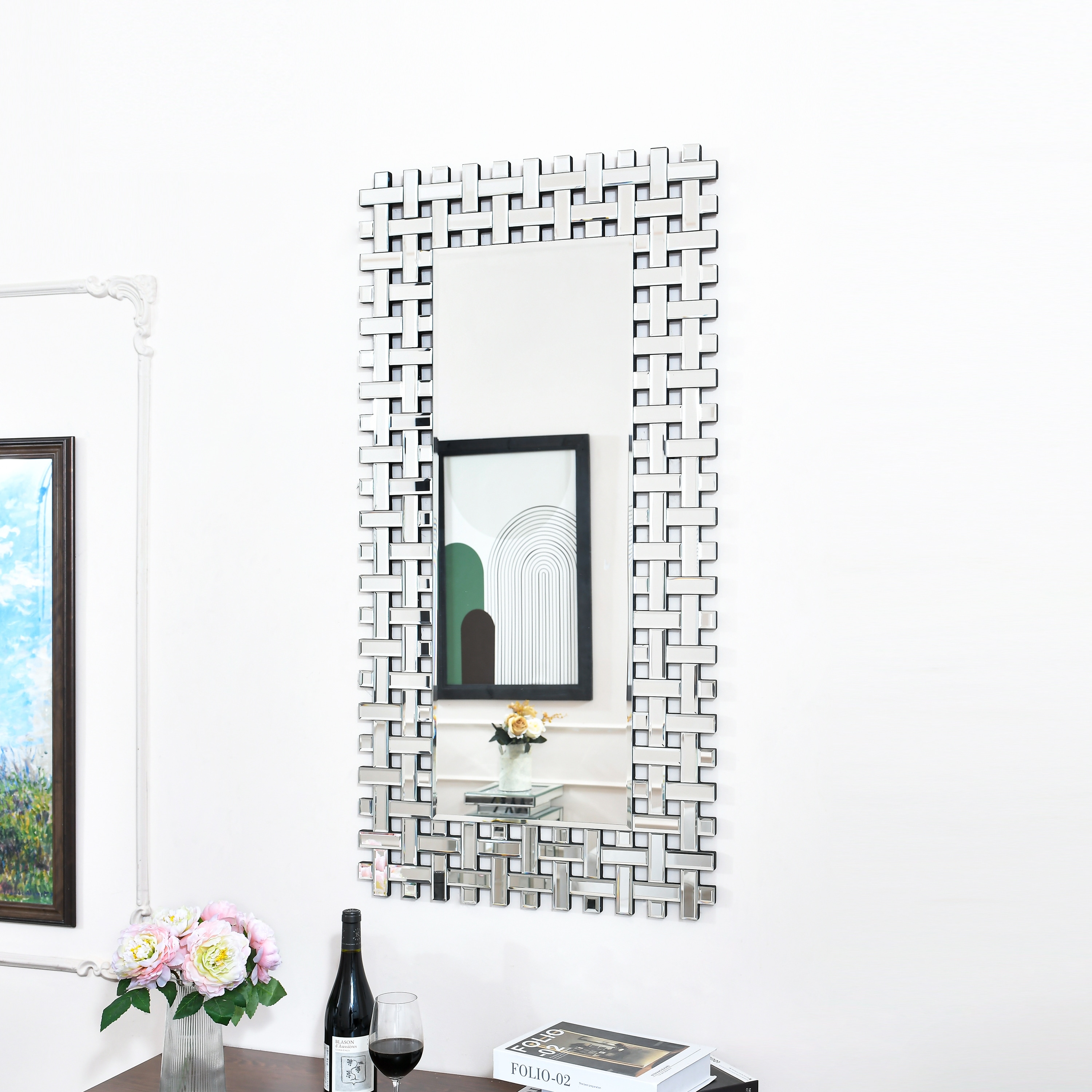 KOHROS Modern Decorative Wall Mirror - On Sale - Bed Bath & Beyond ...