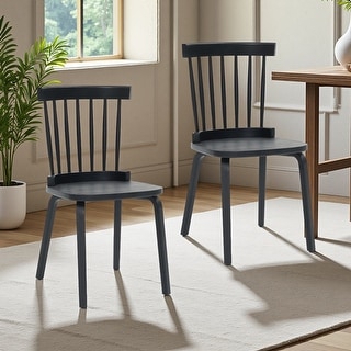 Windsor Dining Chairs Set of 2 with Spindle Back - Bed Bath & Beyond ...