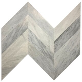 Alaska Marble 4" x 16" Chevron Honed Tile - Bed Bath & Beyond - 40158520