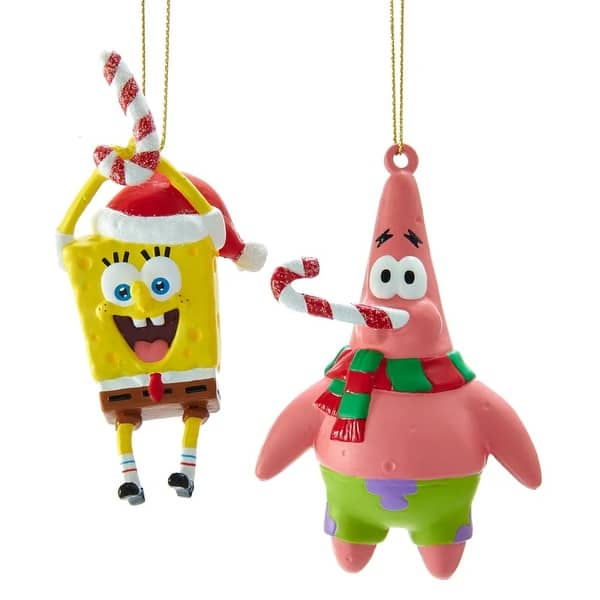 SpongeBob Squarepants and Patrick Ornament Set - Bed Bath & Beyond ...
