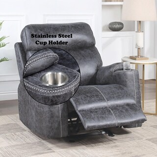 Dark Gray Manual Recliners with Cupholder Function - Bed Bath & Beyond ...