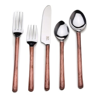 INOX Camellia Flatware 5 Pc. Place Setting - Bed Bath & Beyond - 33696755