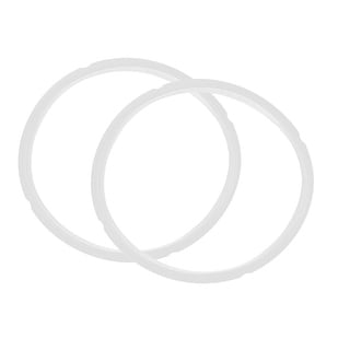 2 Pcs Rubber Gasket Sealing Seal Ring 7.5"Inner Dia - Clear White - 7.5 ...