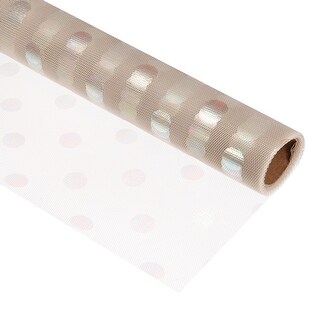Flower Wrapping Mesh 15ft Floral Bouquet Packaging Colorful Dots Net ...