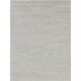 EXQUISITE RUGS Merino Hand-knotted Merino Wool Beige Area Rug. - Bed ...