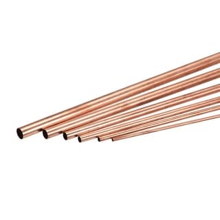 6pcs Copper Tube, 2mm-7mm OD x 0.25mm Wall Thickness 200mm Length Metal ...