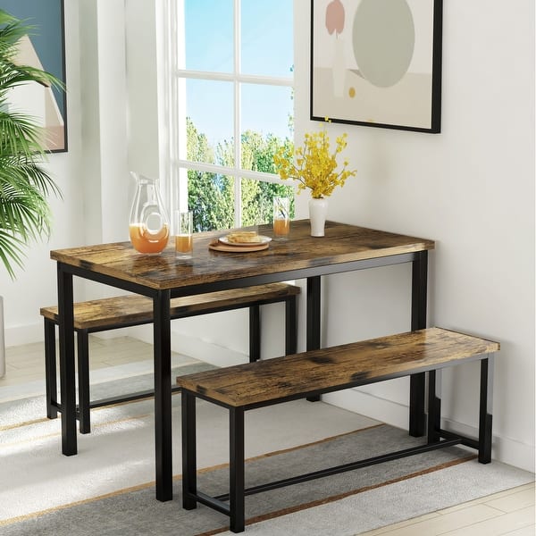 rustic space saving dining table