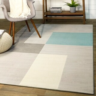 Aiden Color Block Indoor Area Rug - Bed Bath & Beyond - 28995392