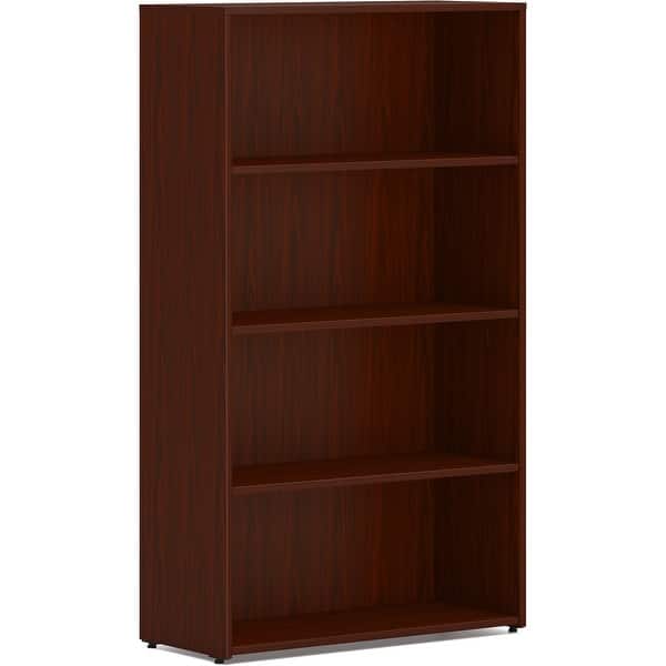 HON Mod Collection Mahogany Laminate Bookcase - Bed Bath & Beyond ...