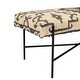 Sevita Black/Cream Southwestern Indoor Bench - 48" L x 18" W x 18" H ...