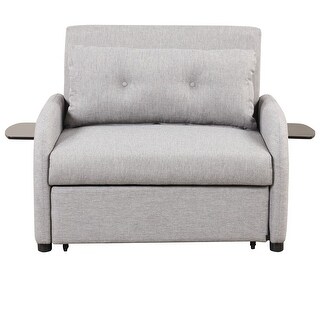 Chaise Accent Chair Pull Out Sofa Sleeper 3 in 1 with 2 Wing Side Small ...