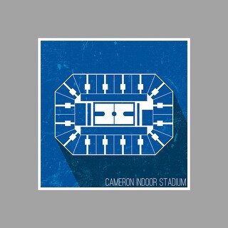 Cameron Indoor Stadium (Poster 24x24) NCAA Basketball Seating Charts ...