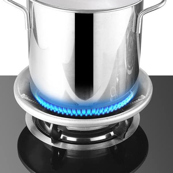 Reusable Gas Energy Saving Cover Easy Install Stainless Steel Windproof ...