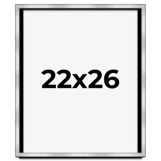 22x26 Shadow Box Frame Silver | 1.375 Inches Deep Real Wood - Bed Bath ...