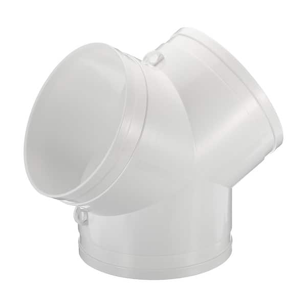 6 Inch 3 Way Duct Splitter Y Connector Air Vent Duct Connector - White ...