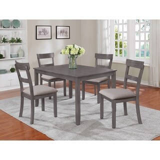 Carolina Gray Modern Dining Room Set - Bed Bath & Beyond - 39138353