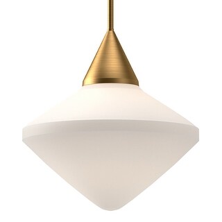 Alora Lighting PD537714OP Nora 14" Wide Pendant with Opal Glass Shade ...