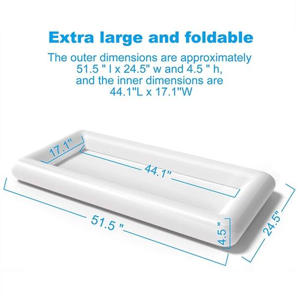 Inflatable Serving Bars Ice Buffet Salad Serving Trays Cooler ...