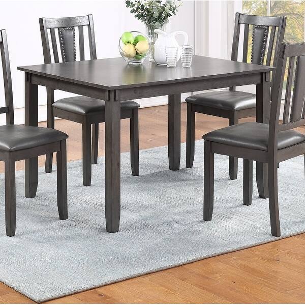5-Piece Classic Dinette Kitchen Breakfast Dining Table Set with 4 ...