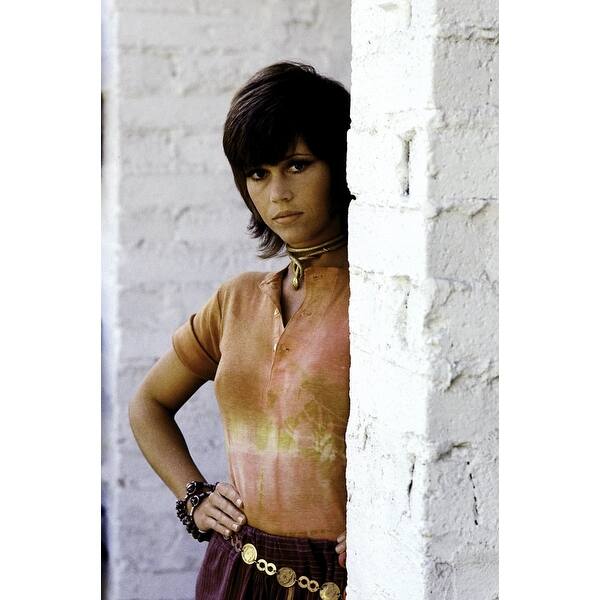 Jane Fonda behind a brick wall Photo Print - Bed Bath & Beyond - 25377933