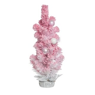 Transpac Artificial 24 in. Multicolored Christmas Celebration Tree ...