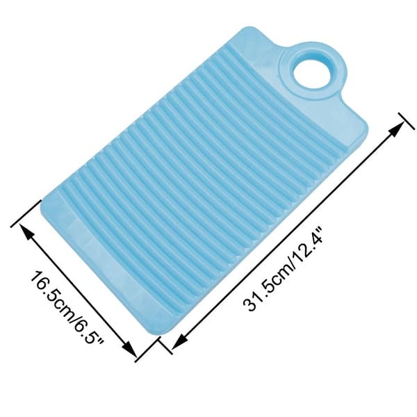 Household Plastic Rectangle Washboard Clothes Washing Board 12.4"Len ...