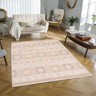 Nyla Multi Color Patterned Rug 5'3"X7' - 5'3" x 7' - Bed Bath & Beyond ...