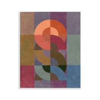 Stupell Retro Interlocking Circles Wall Plaque Art Design By Victoria ...