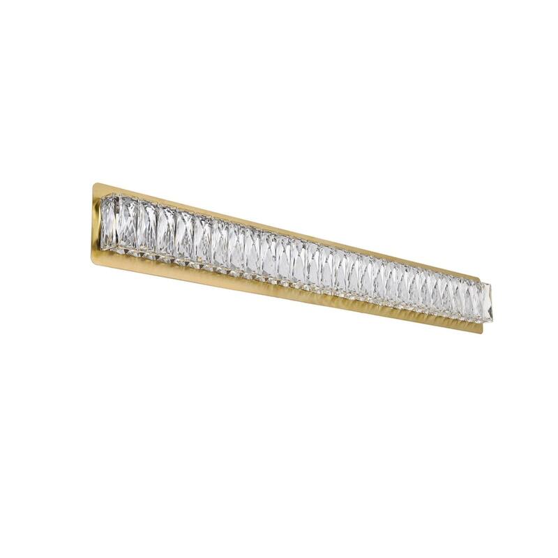 Madelyn Integrated LED Wall Sconce in Gold - Bed Bath & Beyond - 30105765