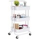 Metal Rolling Cart with Wheels and Handle - Bed Bath & Beyond - 37640597