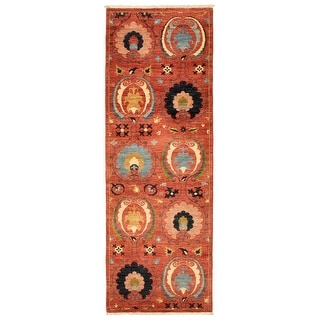ECARPETGALLERY Hand-knotted Lahore Finest Collection Copper Wool Rug ...