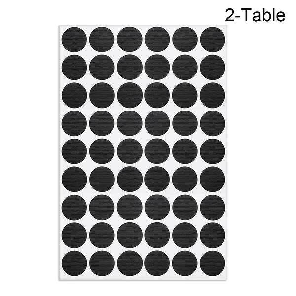 2-Table Self-adhesive Screw Covers Caps Sticker 21mm 54 in 1 - Bed Bath ...