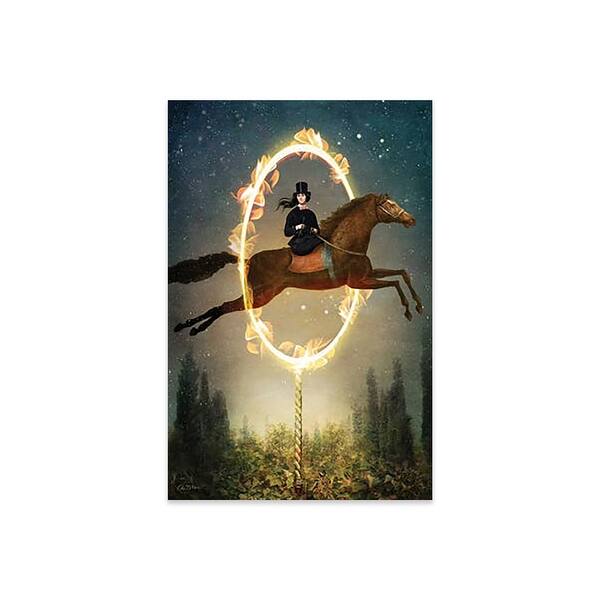 Knight Of Wands Print On Acrylic Glass by Catrin Welz-Stein - Bed Bath ...