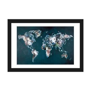 iCanvas "Haute Couture World Map" by Design Fabrikken - Bed Bath ...