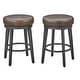 angelo:HOME Linden Swivel Barstool (Set of 2) - Bed Bath & Beyond ...