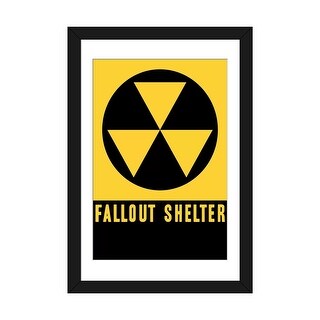 iCanvas "Fallout Shelter Sign" by Vintage Apple Collection - Bed Bath ...