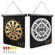 GSE™ 2-in-1 Magnetic Baseball & Dart Board Game Set. Double-Sided ...