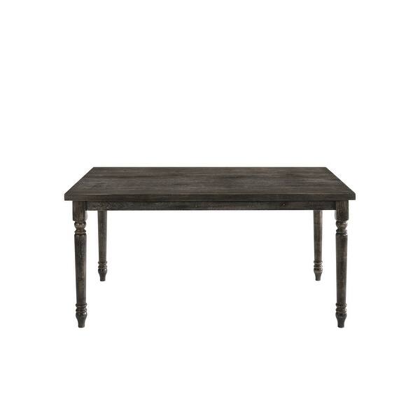 60" Rectangular Dining Table Solid Wood Kitchen Side Table for Kitchen ...