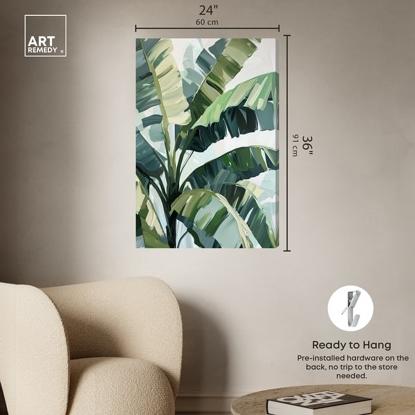 banana leaves wall decoration