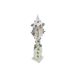 Christmas Led Snow Covered Snowflake Lamp Post 31.5" - Bed Bath ...